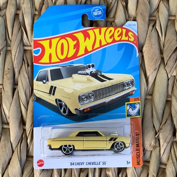 Toys | Hot Wheels 64 Chevy Chevelle Ss Car Muscle Mania 224 Hotwheels ...